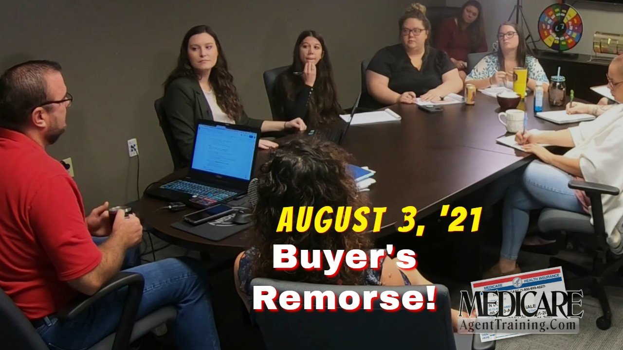 August 3 2021 Internal Office Meeting - MedicareAgentTraining.com