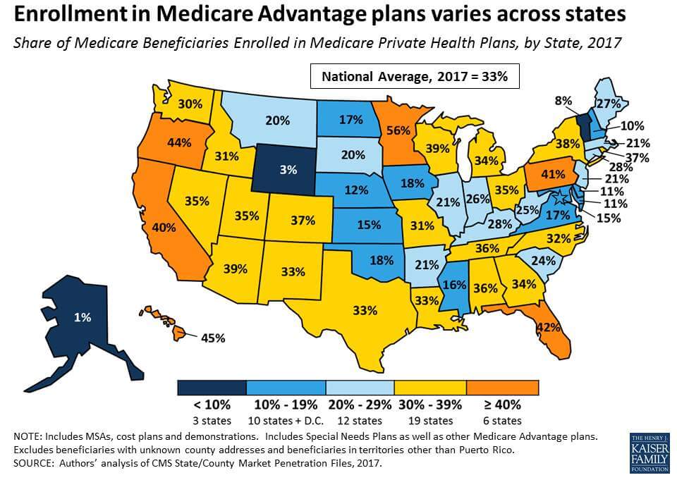 Medicare Advantage Penetration by County - from CMS ...